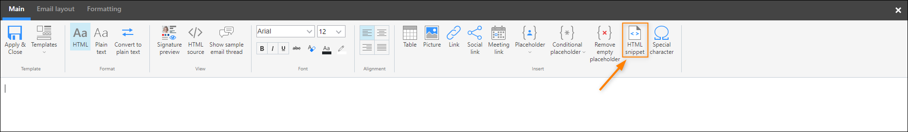 How to import an HTML signature template into CodeTwo email signature ...