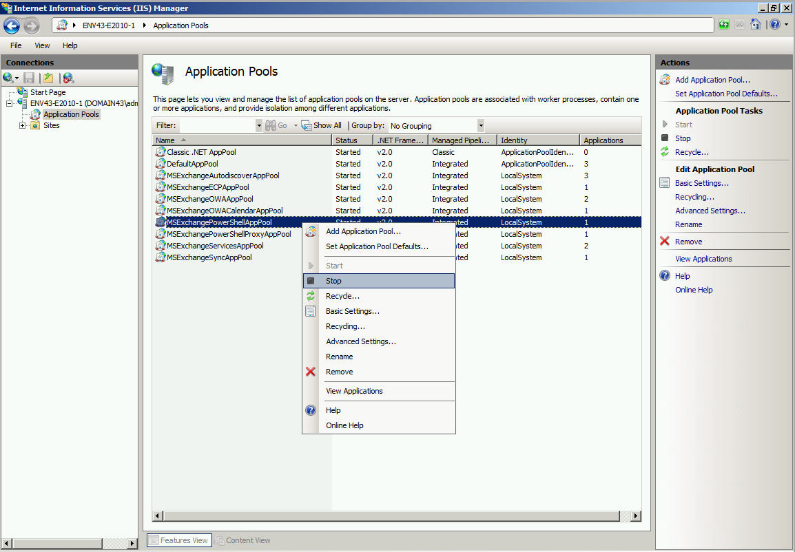 Error: The WS-Management service cannot process the request. Error: The WS-Management service cannot process the request.