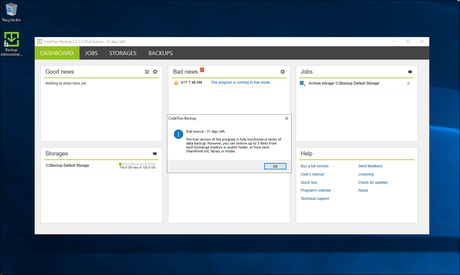 Installation process