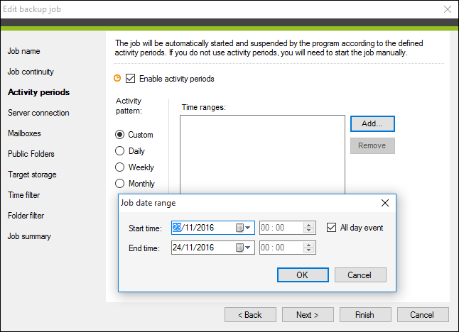 How to - Create backups | CodeTwo Backup User's manual