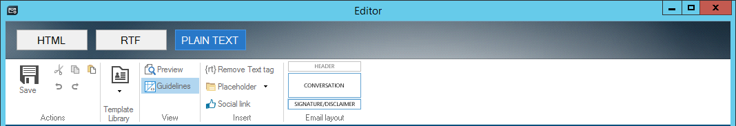 Format | CodeTwo Signature Template Editor User's manual
