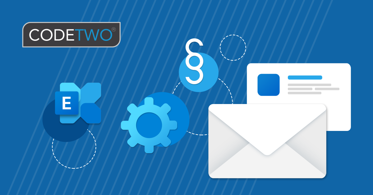 Email signature & disclaimer management in Exchange Server