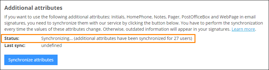 Tenant management - User AD attributes & Tokens | CodeTwo Email ...