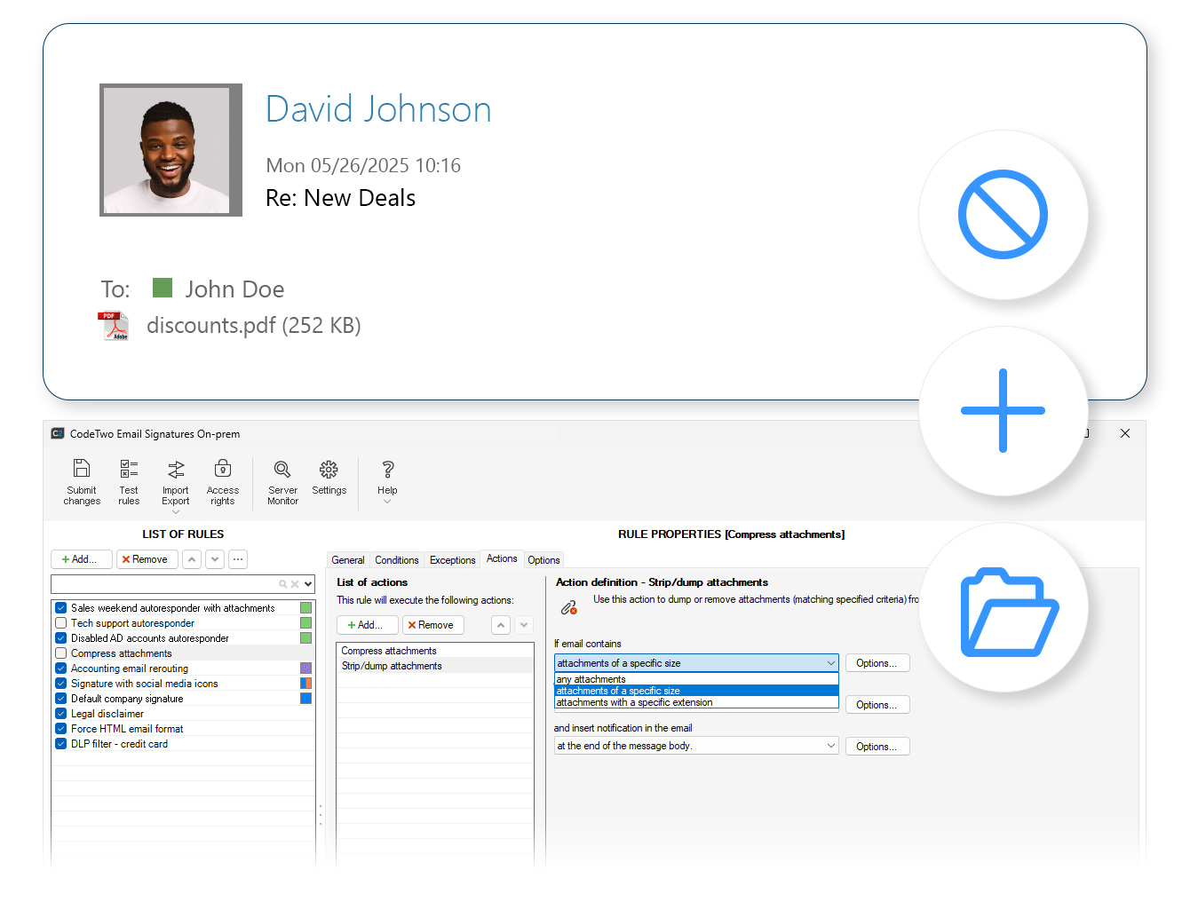 Exchange Server email management software | CodeTwo