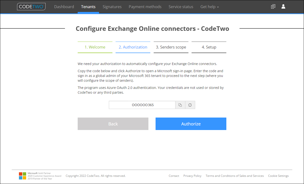 Get started - Configure Exchange Online connectors | CodeTwo Email ...