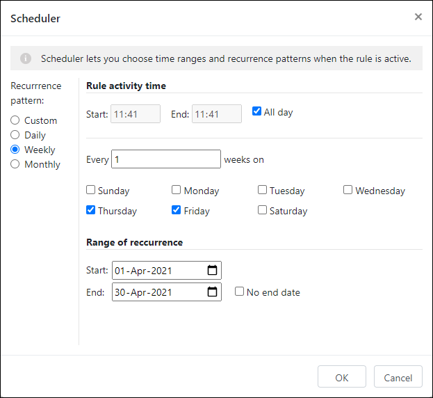 Examples of use - Add signatures according to a schedule | CodeTwo ...