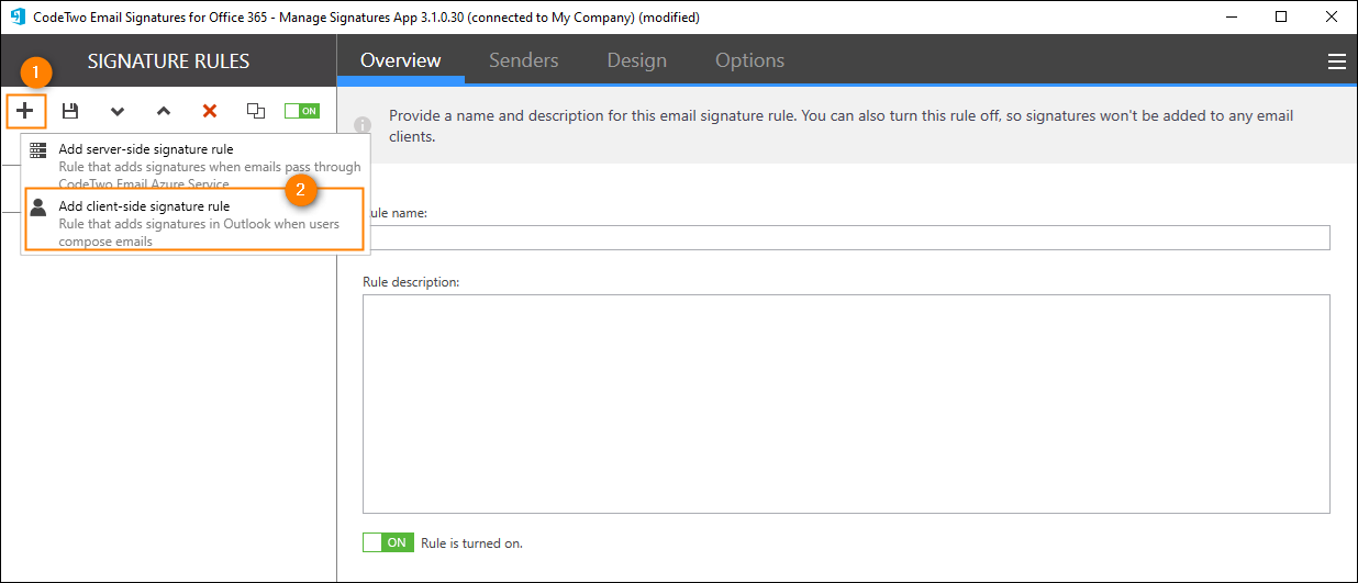 Examples of use - Add different signatures to internal and external emails | CodeTwo Email ...