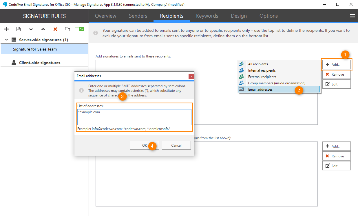 Examples Of Use Use Different Signatures For Different Recipients Codetwo Email Signatures