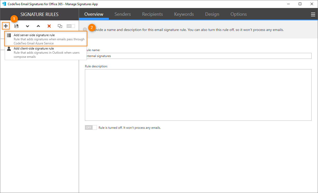 Examples of use - Add signatures directly under replies/forwards ...