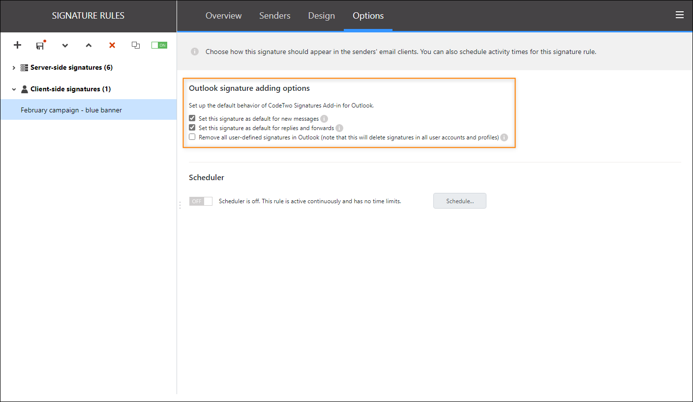 Examples of use - Use signatures with alternating banners | CodeTwo ...