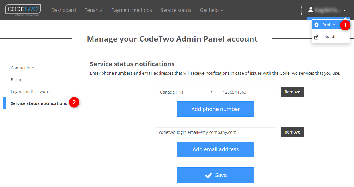 Monitoring and diagnostics | CodeTwo Email Signatures for Office 365 ...