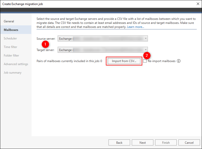 How to - Configure a migration job | CodeTwo Exchange Migration User's ...