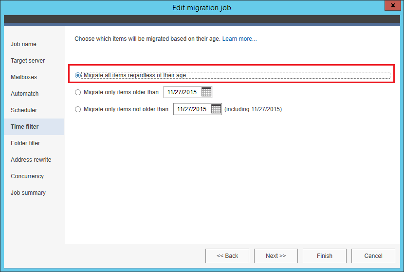 How to - Configure a Job - Customize settings | CodeTwo Exchange ...