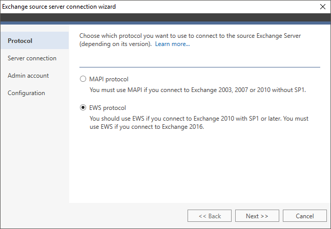 How to - Connect to a source Exchange server | CodeTwo Exchange ...