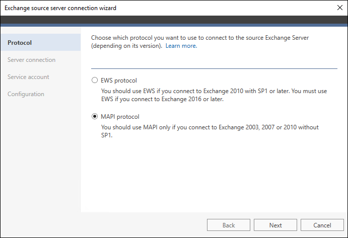 How to - Connect to a source Exchange server | CodeTwo Exchange ...