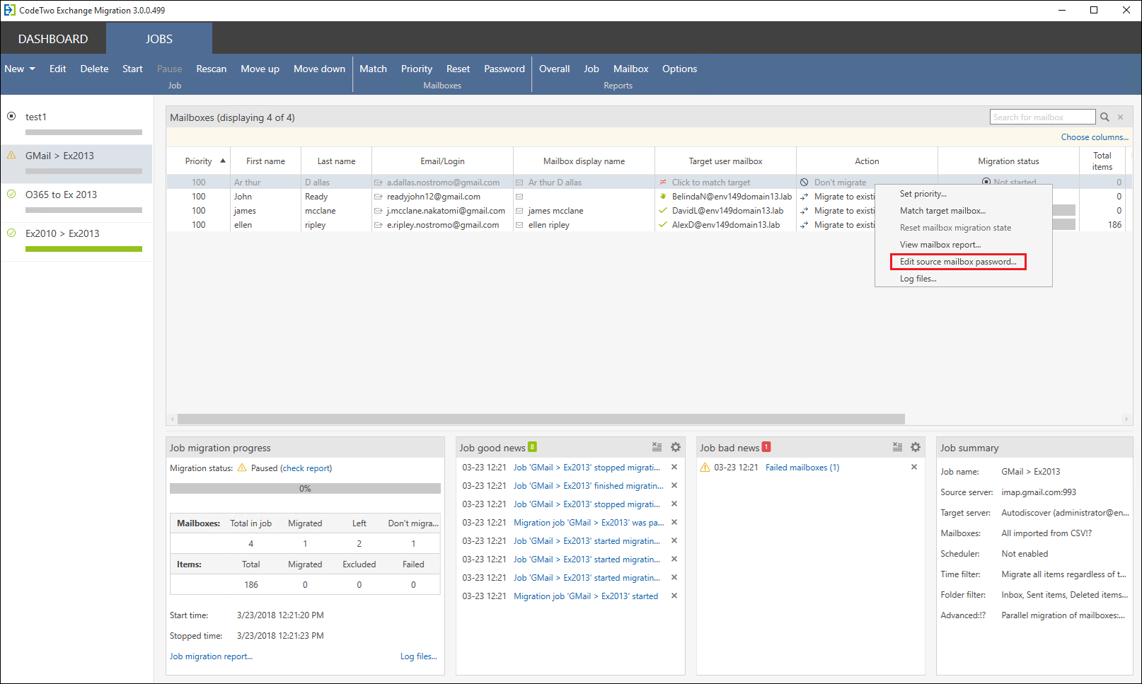 How to - Configure a migration job - Additional options for mailboxes ...