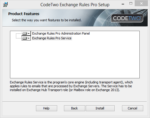 Installation - Installation process | CodeTwo Exchange Rules Pro User's ...
