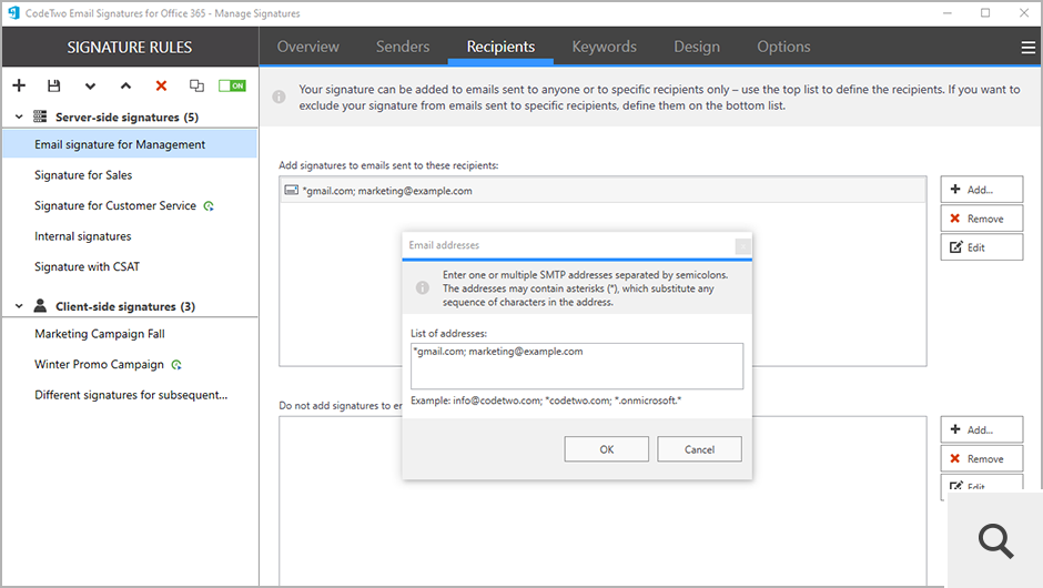 CodeTwo Email Signatures for Office 365 - Screenshots and Videos