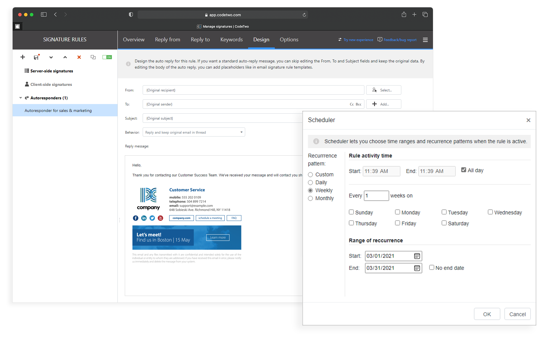 A quick guide on automatic & out of office replies in Office 365
