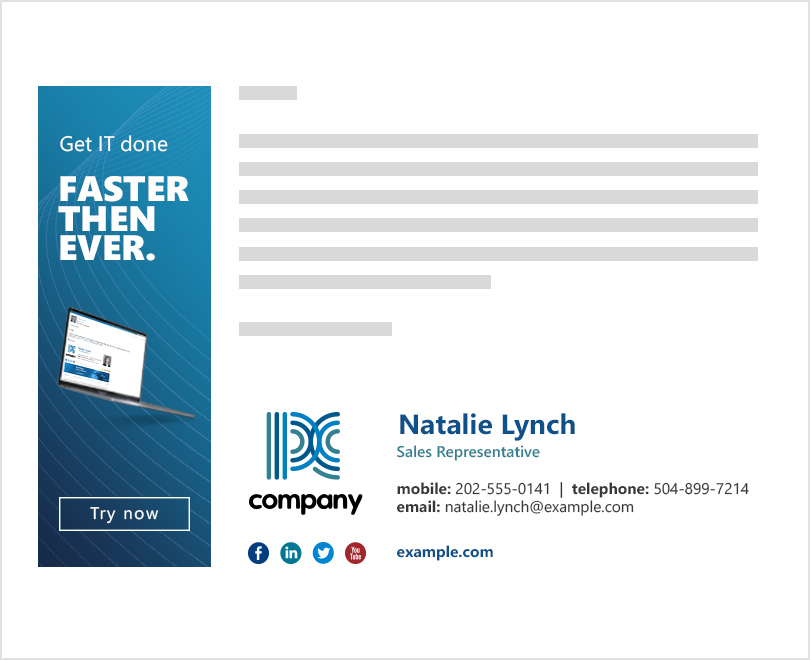 Email signature management in Microsoft 365 & Office 365