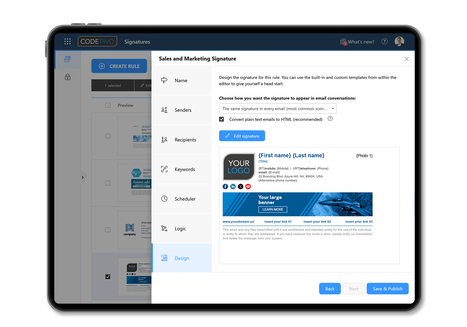Microsoft 365 email signature software | CodeTwo