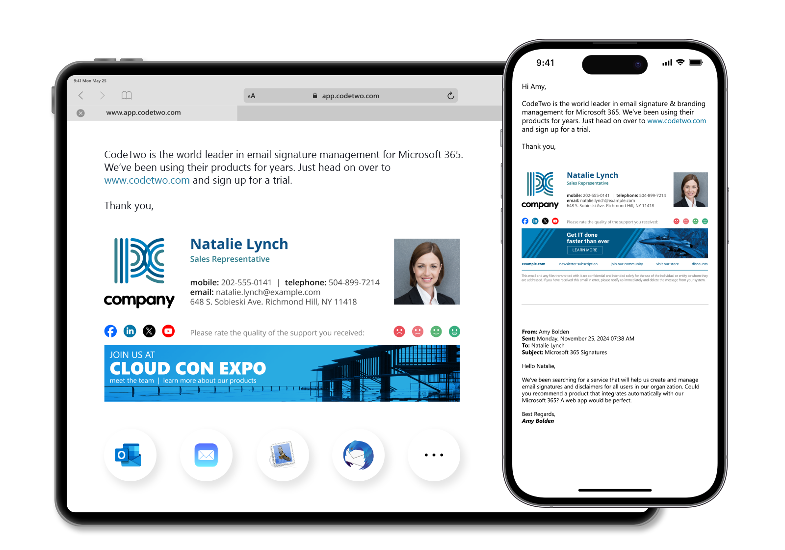 Microsoft 365 email signature software | CodeTwo
