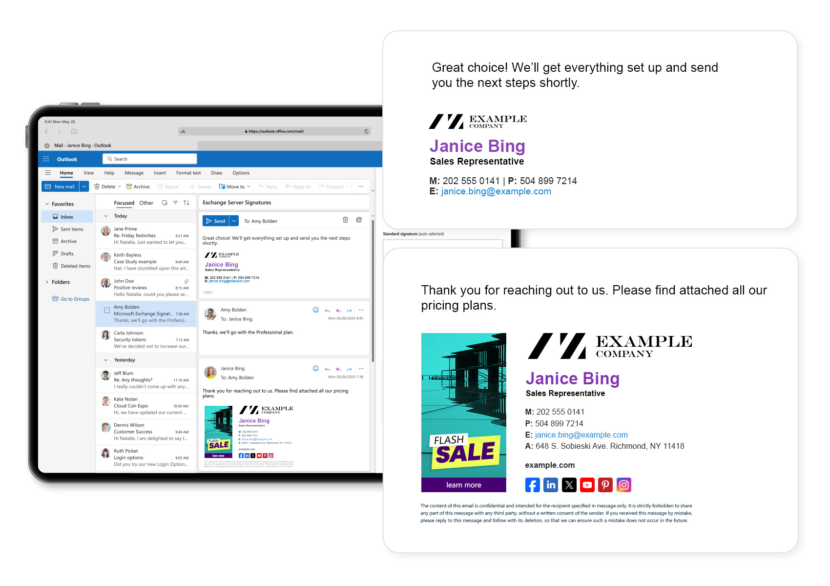 Different signatures for new emails & replies | CodeTwo