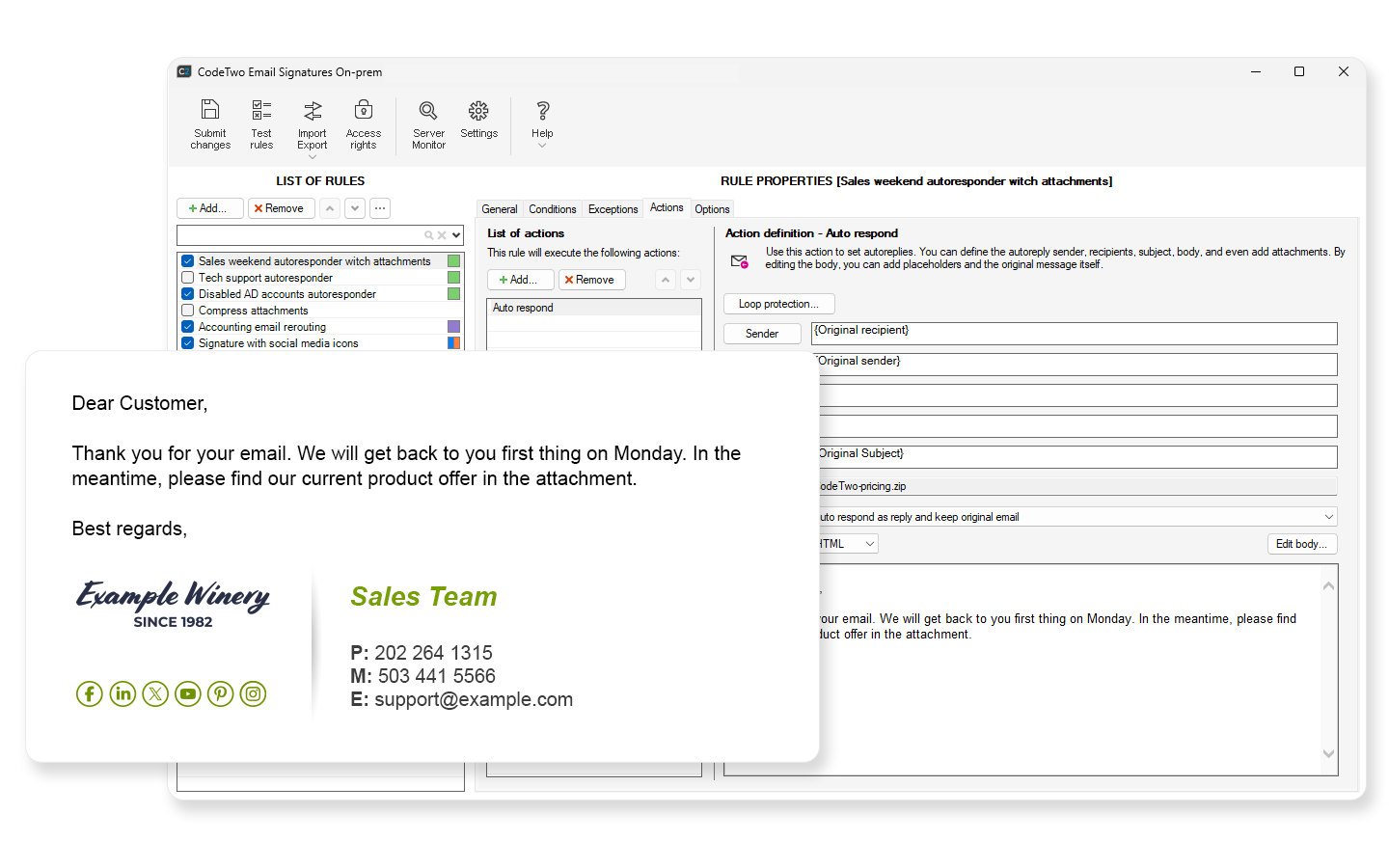 Exchange Server email management software | CodeTwo