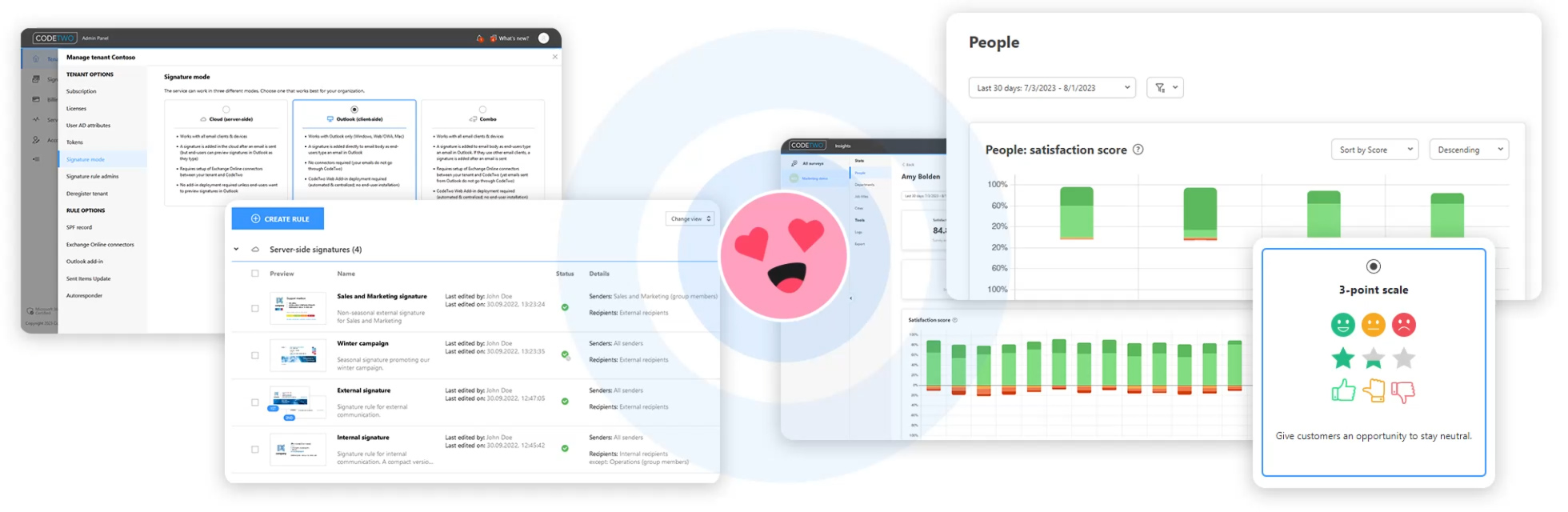 One-click CSAT surveys for Microsoft 365 | CodeTwo