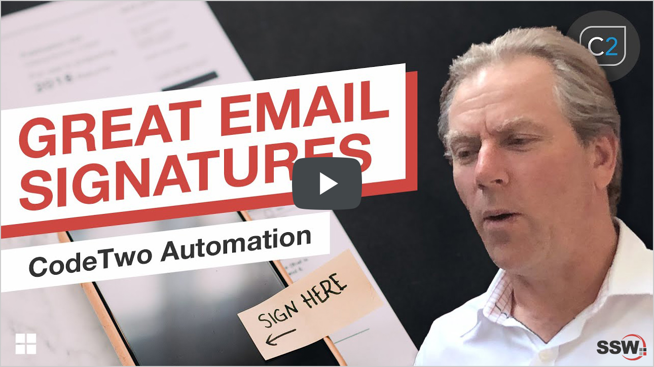 CodeTwo Email Signatures 365 - Screens & videos