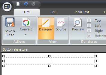 How to create a template with text on the left and image on the right?