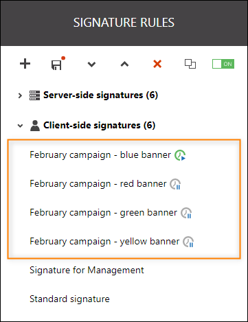 Examples of use - Use signatures with alternating banners | CodeTwo ...