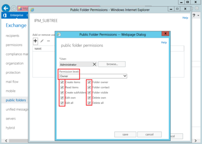How to create public folders in Microsoft Exchange and Office 365