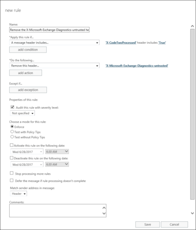 How to fix problems with message headers in Office 365
