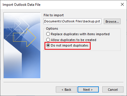 How to import PST files to Outlook despite errors