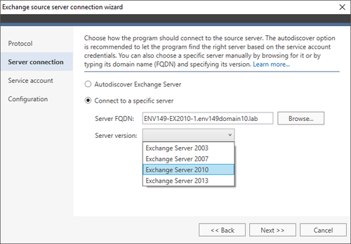 How to - Connect to a source Exchange server | CodeTwo Office 365 ...