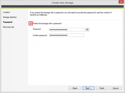 Creating Data Backup Storages Creating A New Storage Codetwo