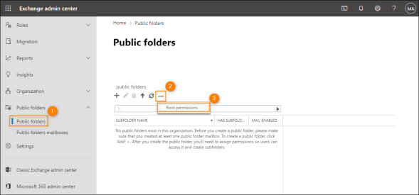 How to create public folders in Office 365 (Microsoft 365) and Exchange Server