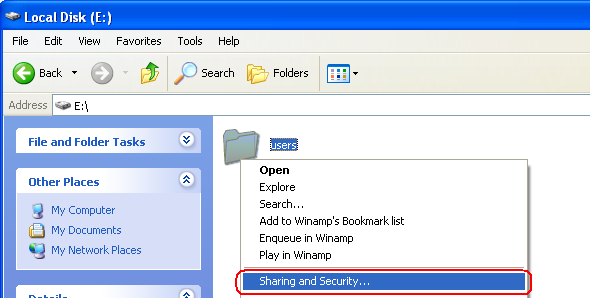 How to share files in windows via network share