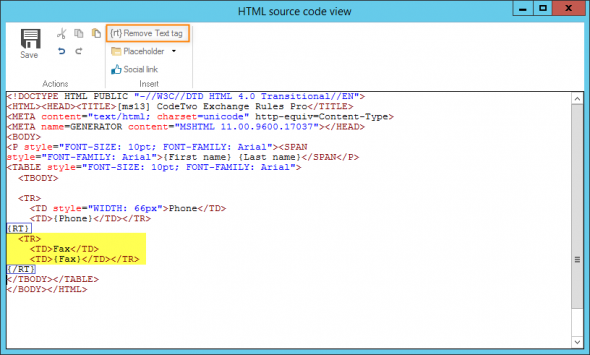 How to automatically remove signature elements (placeholders) that cannot be replaced with AD data