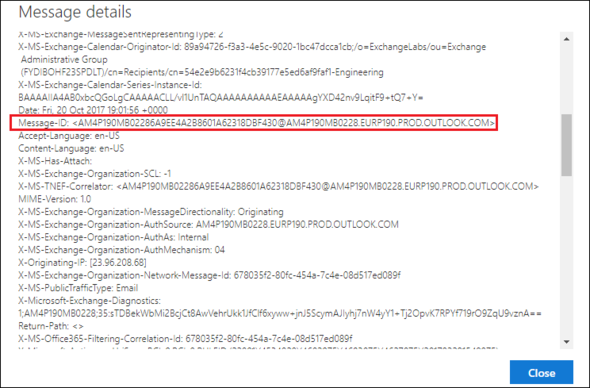 How to find the Message-ID of an email and use it to track messages in ...