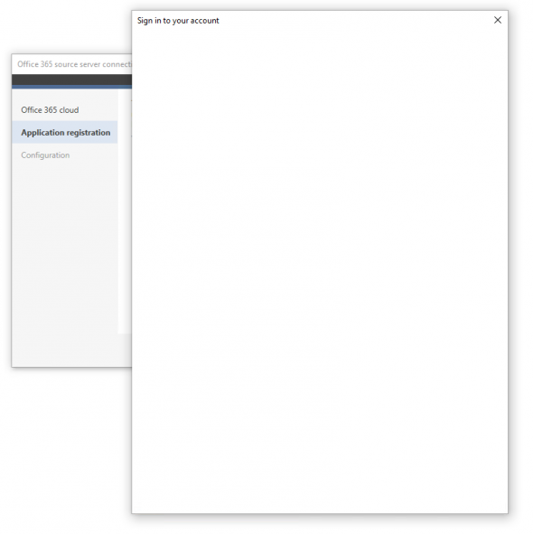 Microsoft 365 sign-in screen appears blank when configuring a ...