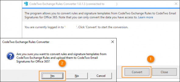 CodeTwo Exchange Rules Converter