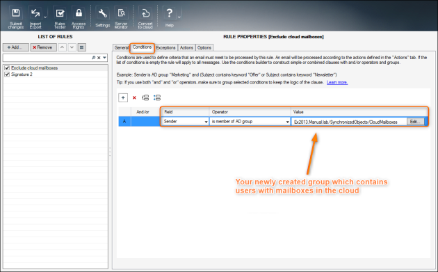 How to deploy CodeTwo signature software in a hybrid environment
