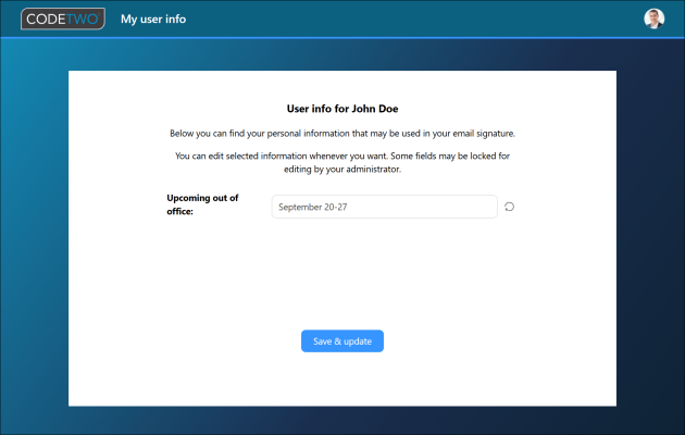 Examples of use - Custom attributes - Add upcoming out of office note ...