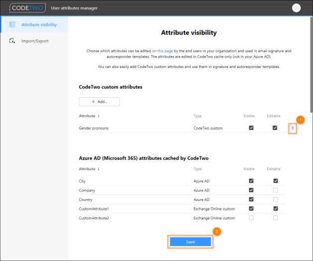 Manage user attributes | CodeTwo Email Signatures for Office 365 User's ...