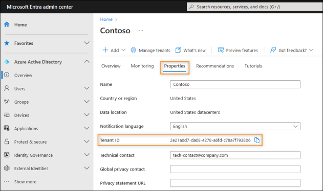 How to check your tenant ID