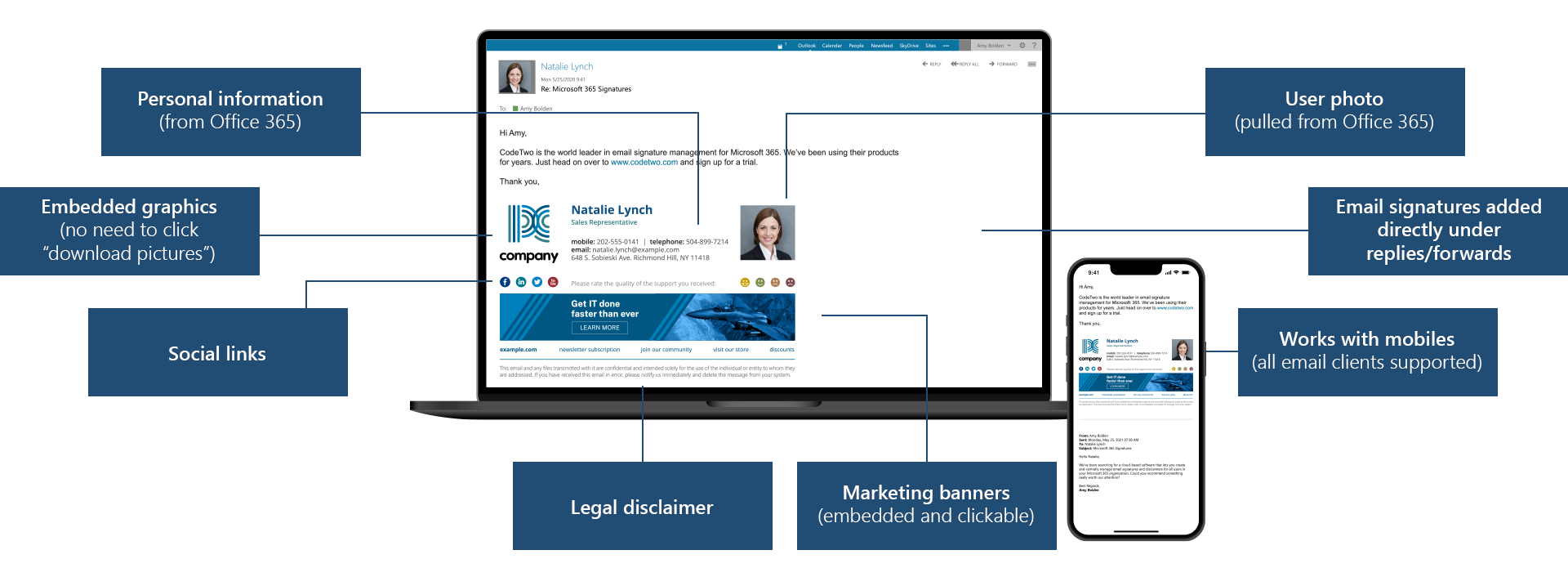 Email signature management tools