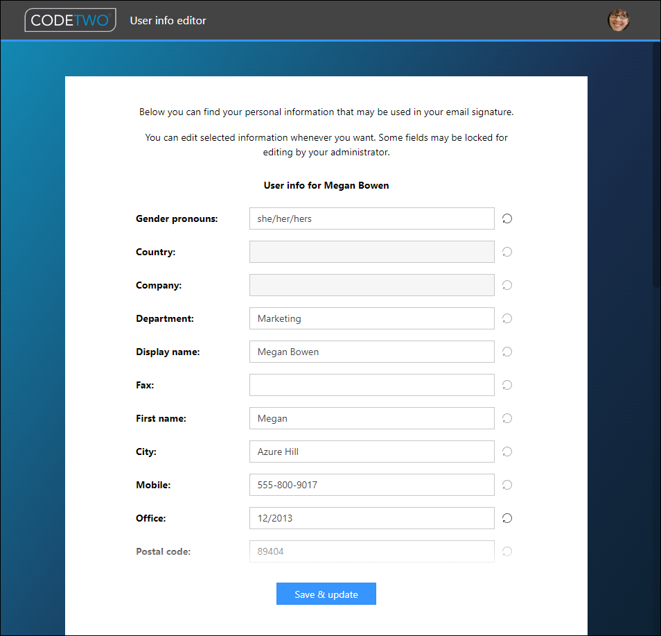 Manage user attributes | CodeTwo Email Signatures for Office 365 User's ...