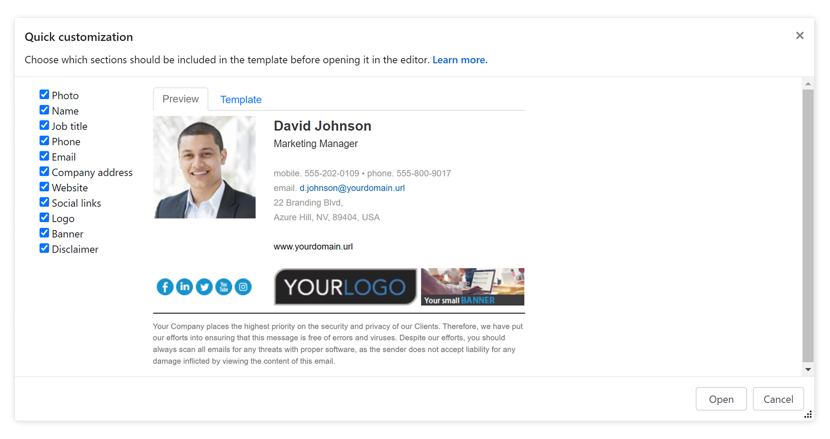 Easy-to-use HTML Editor